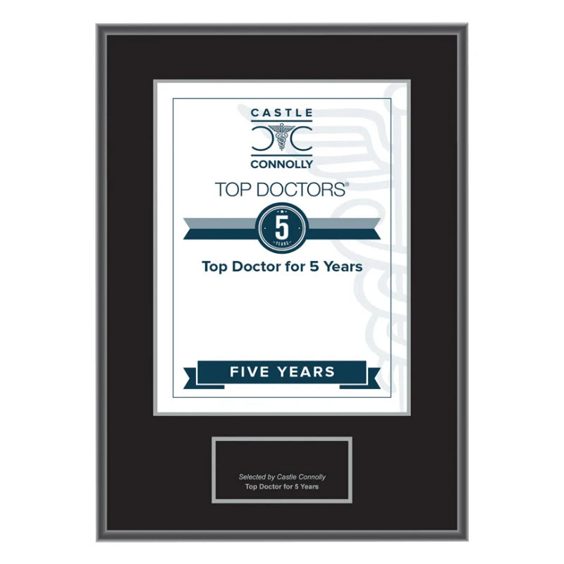 Top Doctors Anniversary Plaques – Castle Connolly Top Doctors