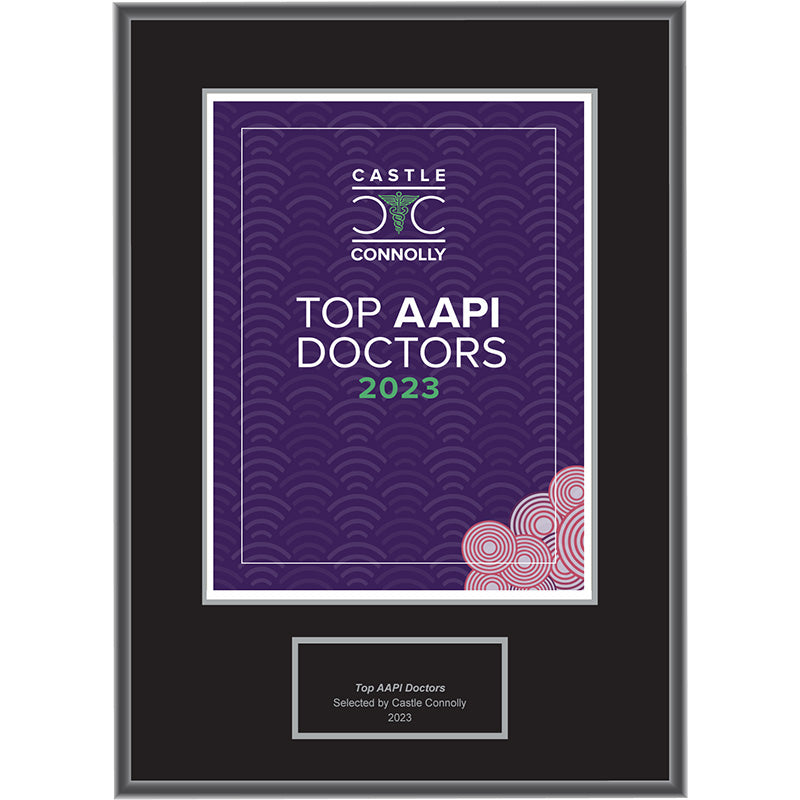 2023 Top AAPI Doctors - Plaque – Castle Connolly - Top Doctors